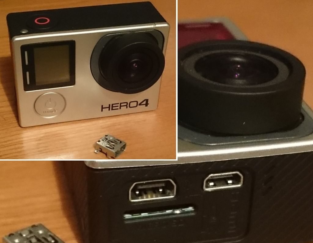 Reparación de conector mini usb GoPro 4 Black - Dakmon - Soluciones ...