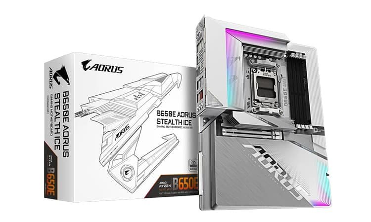 B650 Aorus Stealth Ice: una tarjeta AM5 con conectores invisibles - Dakmon - Soluciones informáticas
